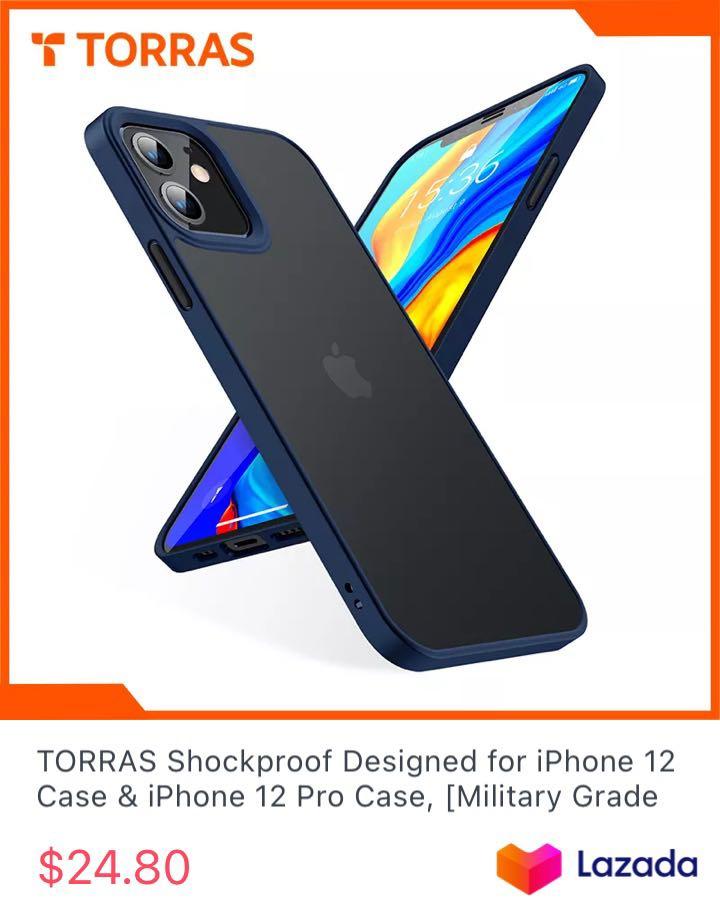 Torras Case For iPhone 12 Pro Max, Mobile Phones & Gadgets, Mobile ...