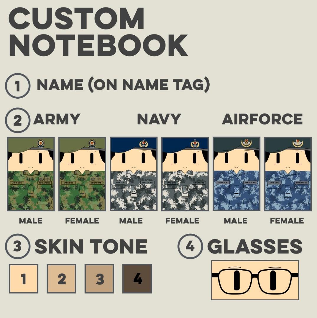 UPDATED Customizable SAF/RSAF/RSN Uniform - Singapore Armed Forces ...