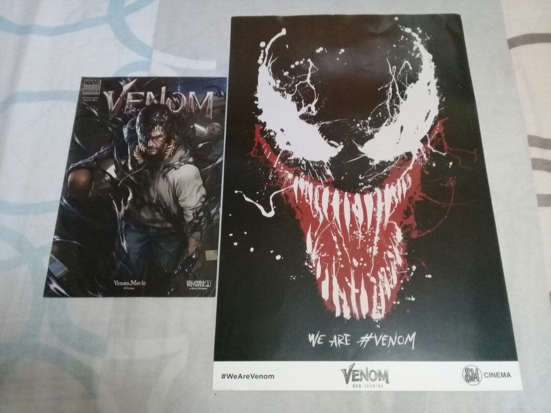 Venom Movie Combo - Marvel Custom Edition Exclusive Comic Book & Poster ...