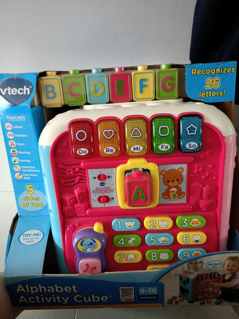 BNIB Vtech Alphabet Activity Cube, Babies & Kids, Infant Playtime on Carousell
