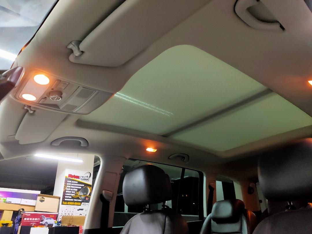Vw Touran Roof Lining And Panoramic Sunroof Cover Rewarp New One Car