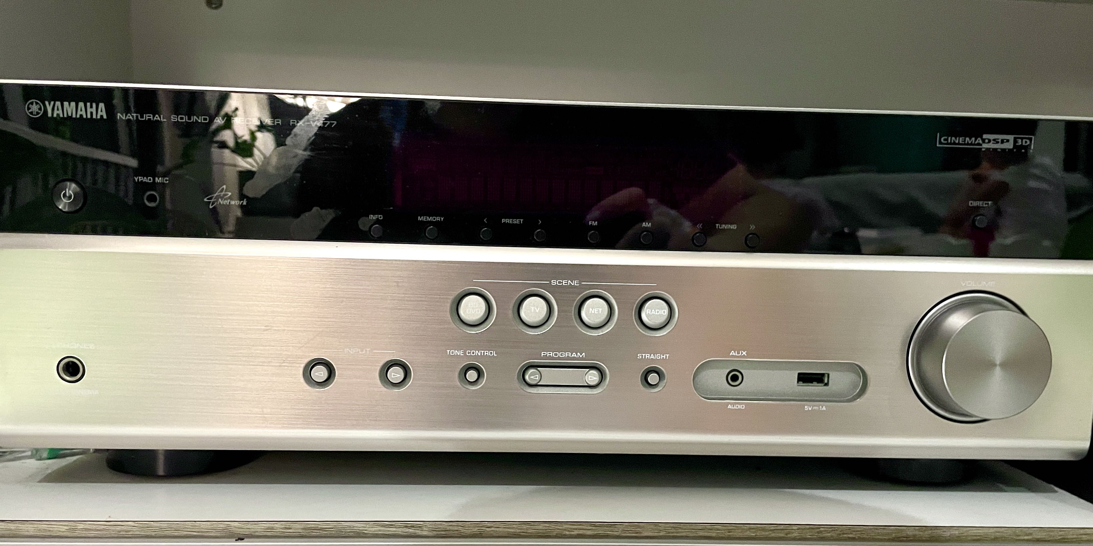Yamaha AV Receiver Amplifier RX 477, DTS, 4K Ultra HD Passthrough ...