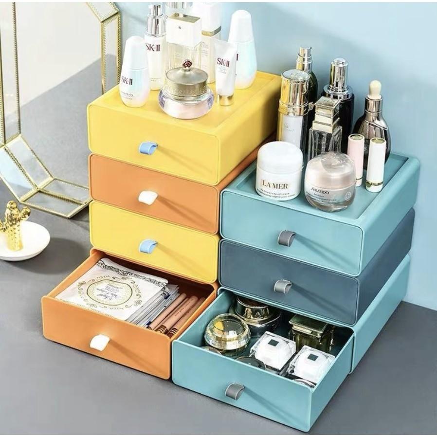 Minimalist Aesthetic Stackable Mini Drawer Storage Box Organizer ...