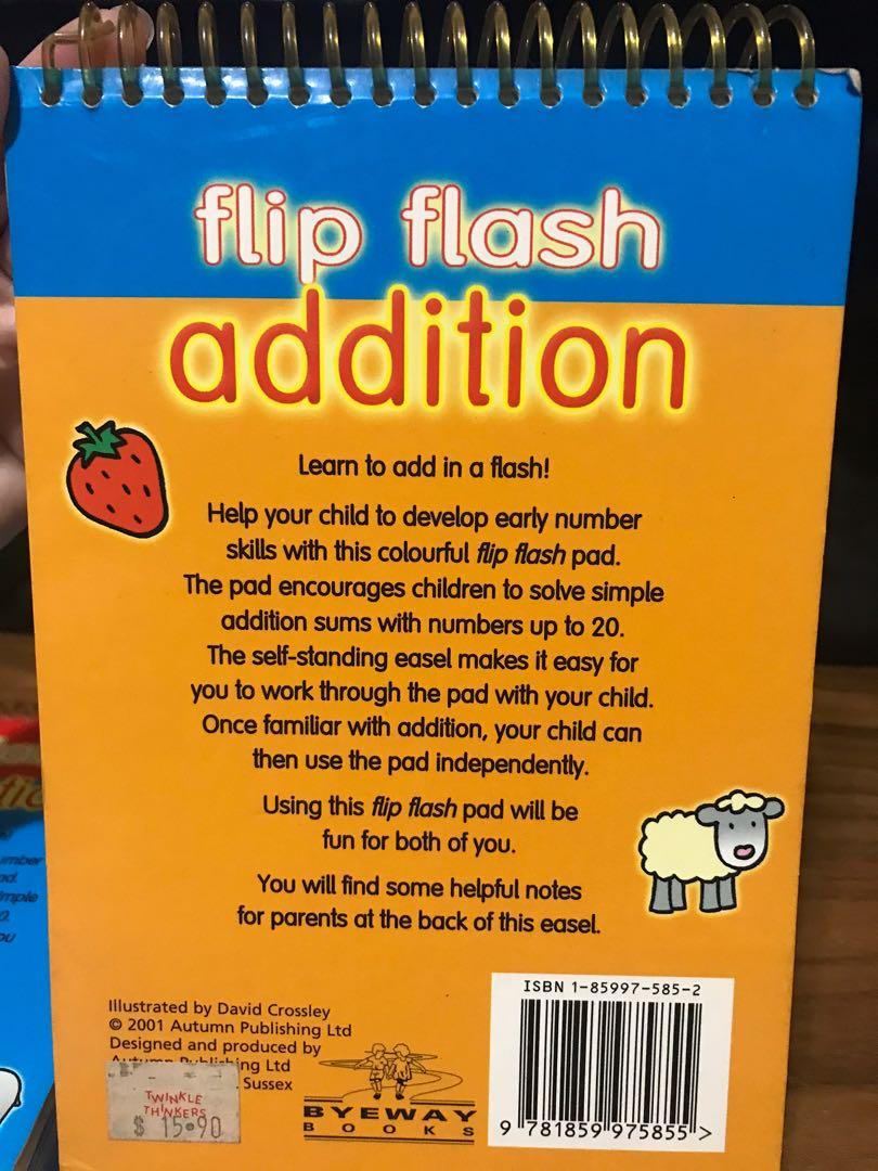 Addition and Subtraction Flip Flash Books, Hobbies & Toys, Books ...