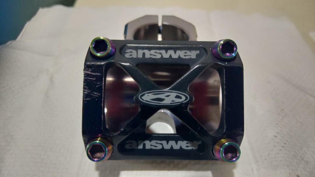 Answer DJ stem 35mm, Sports Equipment, Bicycles & Parts, Parts ...