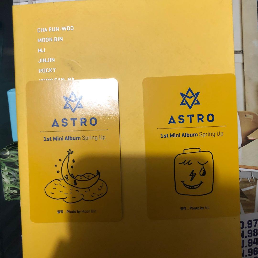 Astro Spring Up Photocards, Hobbies & Toys, Memorabilia & Collectibles ...