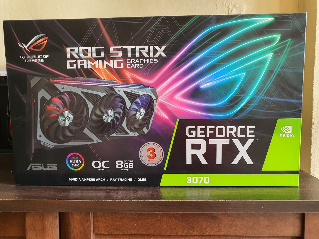 Asus ROG Strix RTX 3070 OC, Computers & Tech, Parts & Accessories ...