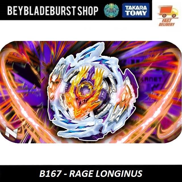 B-168 Rage Longinus Destroy' 3A (Beyblade Takara Tomy), Hobbies & Toys ...