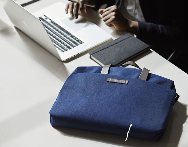 Bellroy Slim Work Bag Blue, Luxury, Bags & Wallets on Carousell