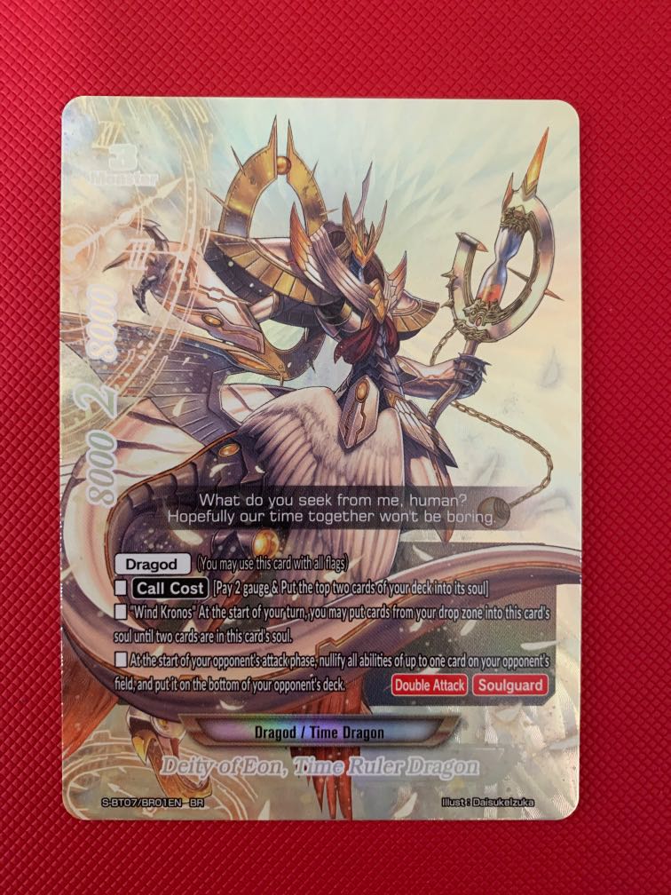 Buddyfight Time Dragon Deity of Eon, Time Ruler Dragon BR, Hobbies ...