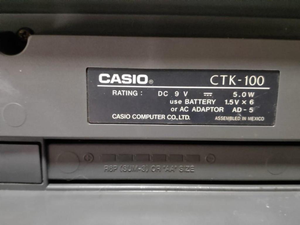 Casio CTK-100 Portable Piano Electronic Keyboard @ $50 each, Hobbies ...