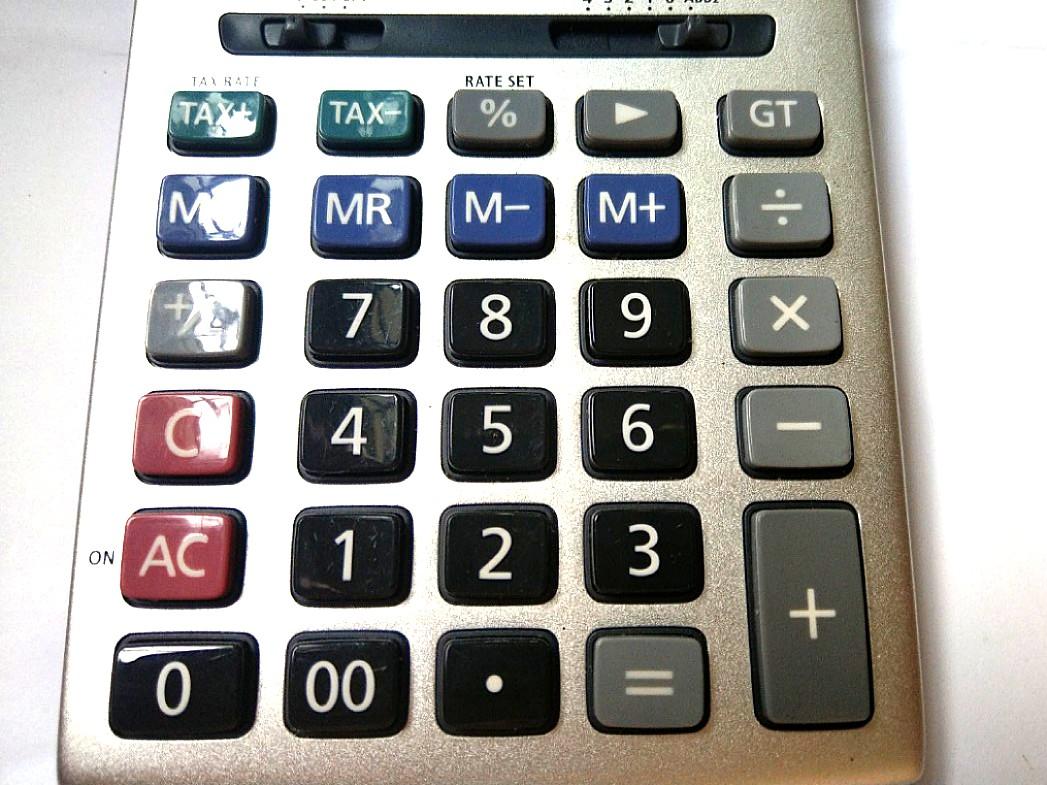 Casio JS-20TV 12 Digit Battery & Solar Calculator With Tax Function ...