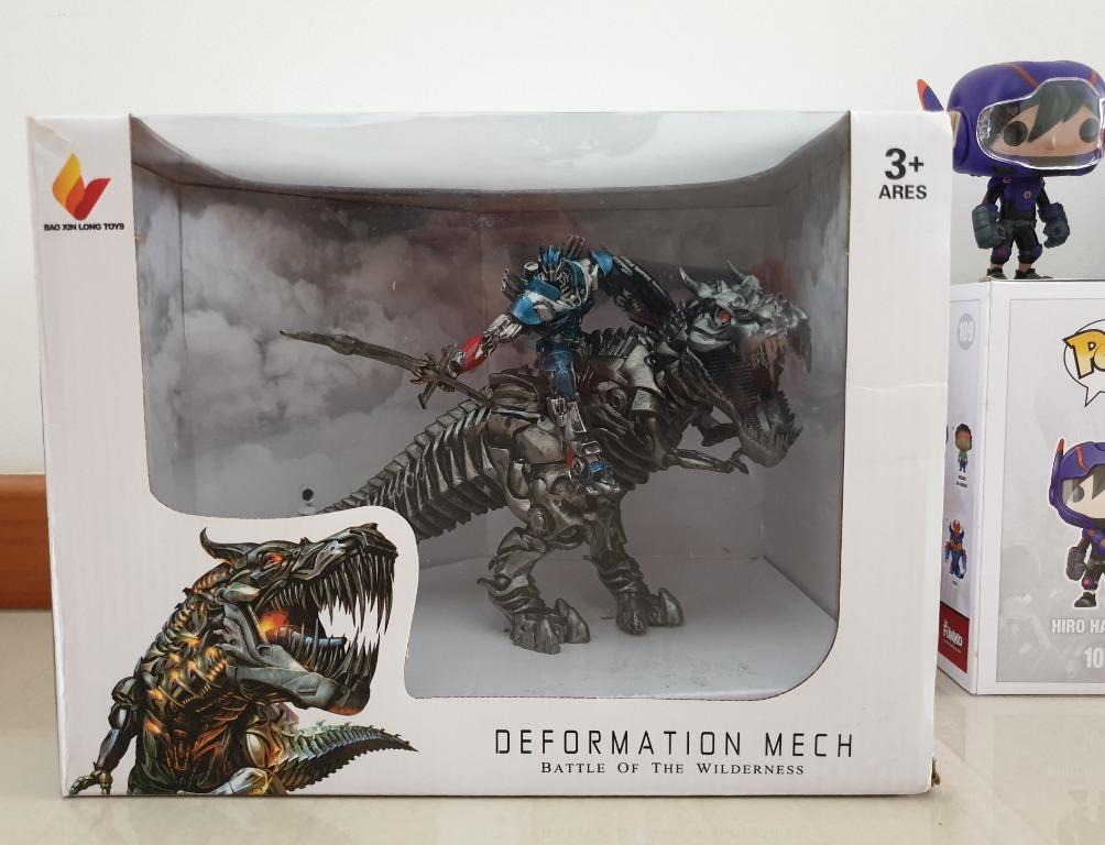 Collectible Optimus Prime Tyrannosaurus Transformer, Toys & Games ...