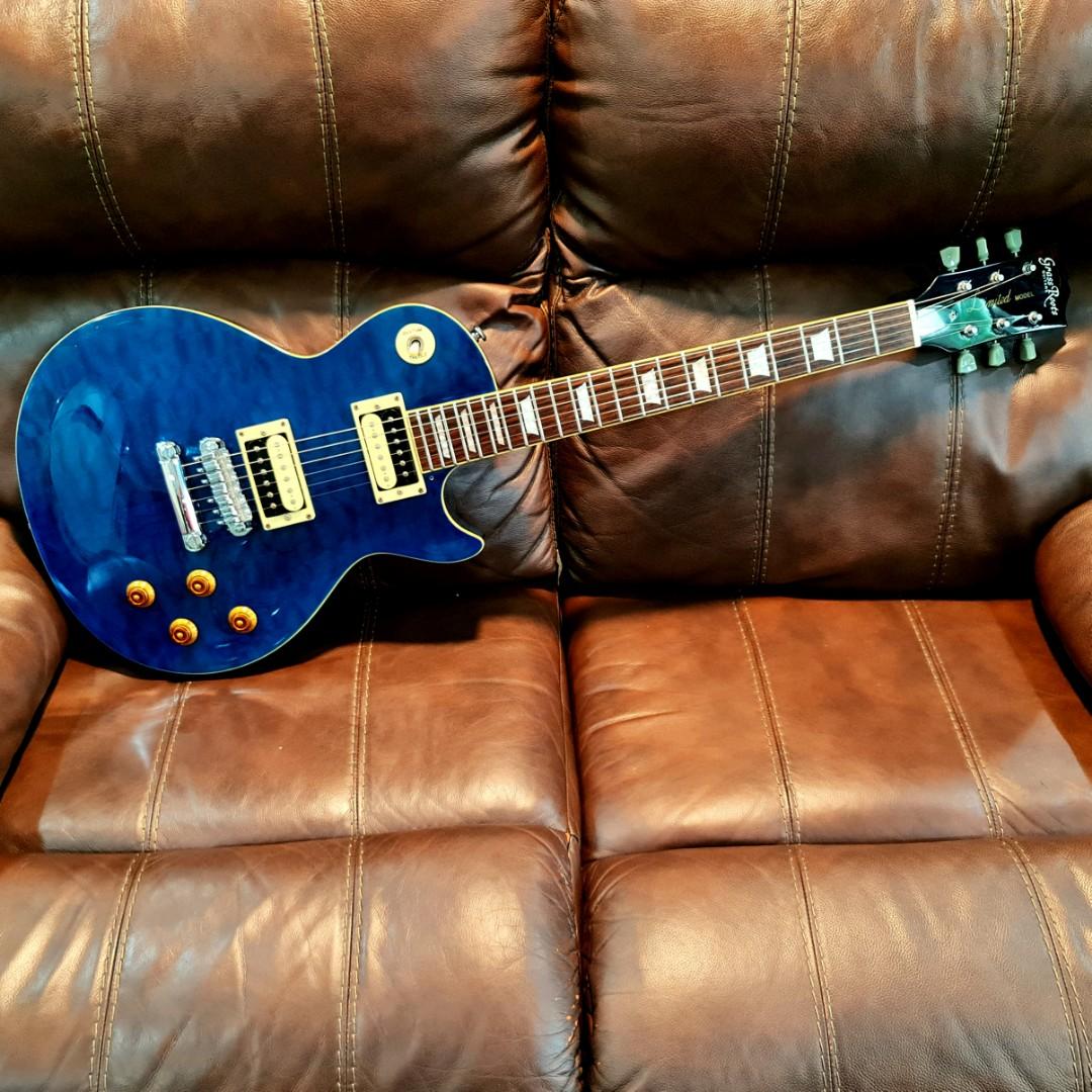 GrassRoots Les Paul G-LP-QM Limited, Hobbies & Toys, Music & Media ...