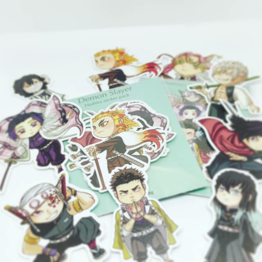 Hashira vinyl sticker set, Hobbies & Toys, Memorabilia & Collectibles ...