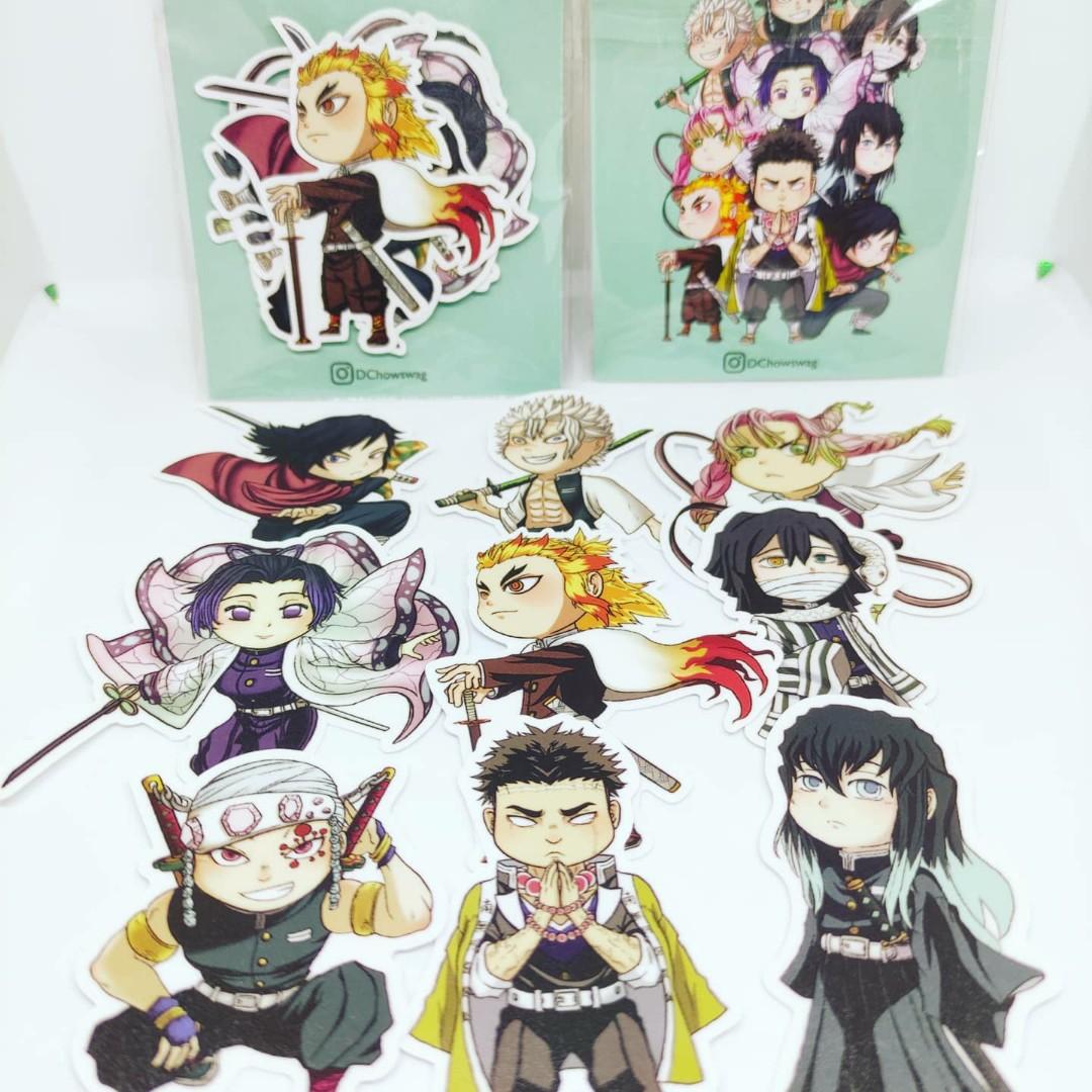 Hashira vinyl sticker set, Hobbies & Toys, Memorabilia & Collectibles ...