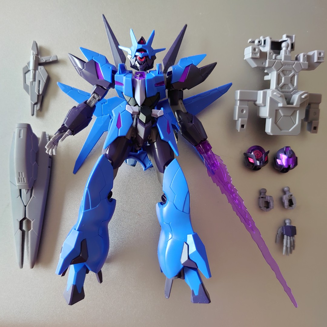 HG 1/144 Alus Earthree Gundam built, Hobbies & Toys, Toys & Games on ...