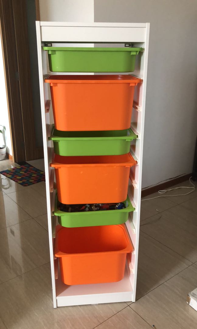 IKEA trofast, Furniture, Shelves & Drawers on Carousell