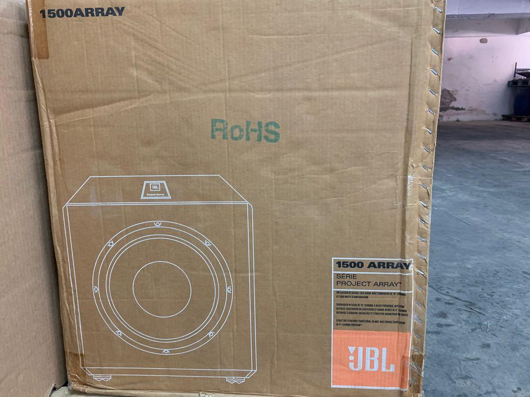 JBL 1500 Array subwoofer, 音響器材, Soundbar、揚聲器、藍牙喇叭、耳擴 - Carousell