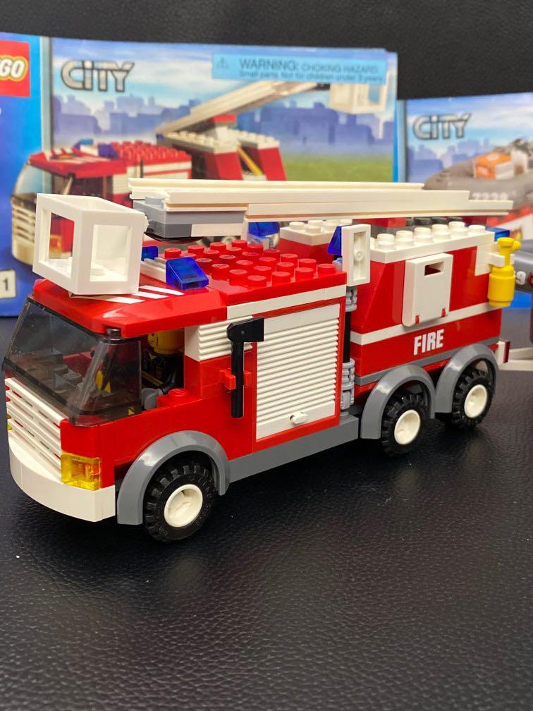 Lego 7239 Fire Truck (Vintage), Hobbies & Toys, Toys & Games on Carousell