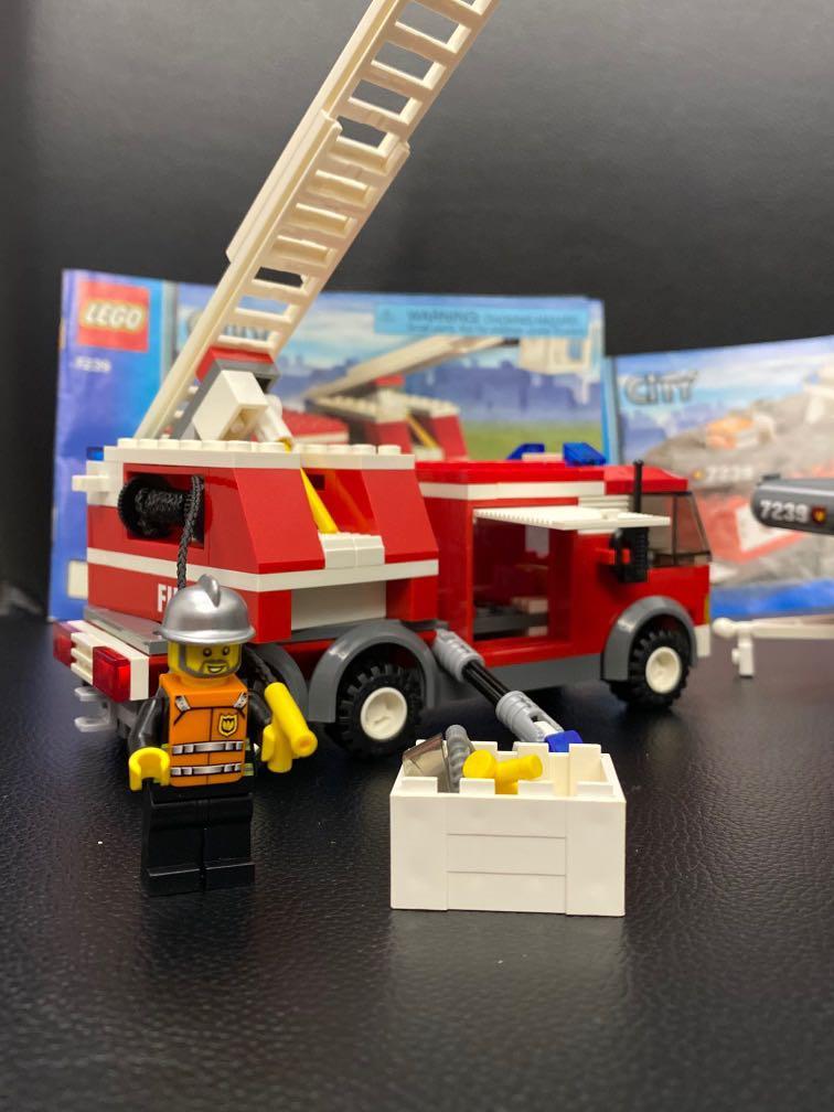 Lego 7239 Fire Truck (Vintage), Hobbies & Toys, Toys & Games on Carousell