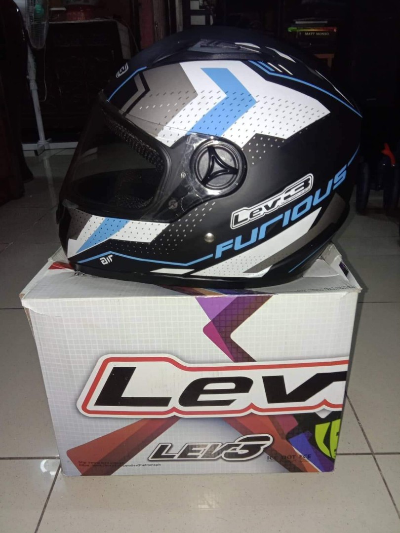 LEV3 Full Face Helmet, Motorbikes, Motorbike Parts & Accessories ...
