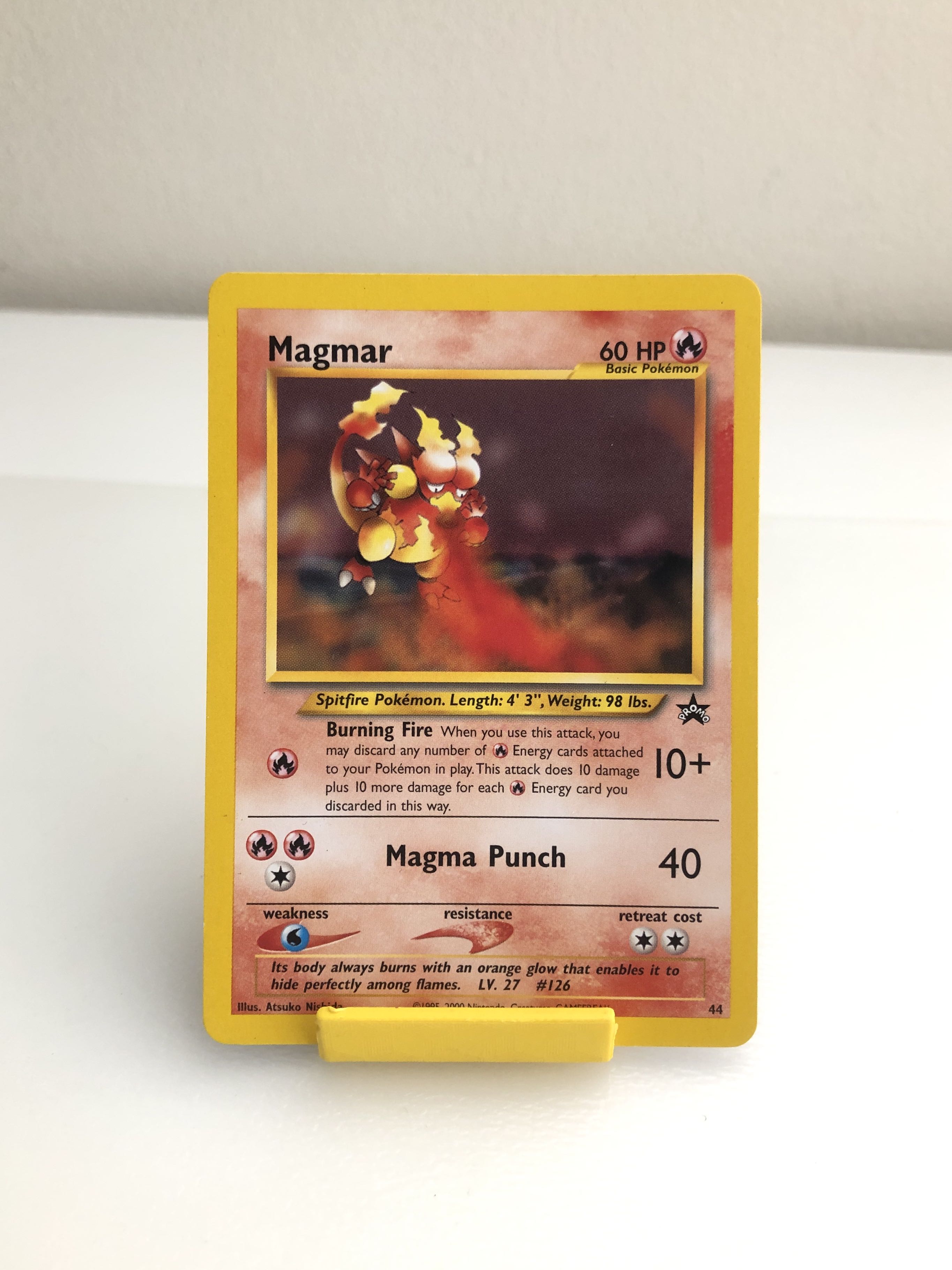 Magmar Pokemon Black Star Promo Card, Hobbies & Toys, Toys & Games on ...