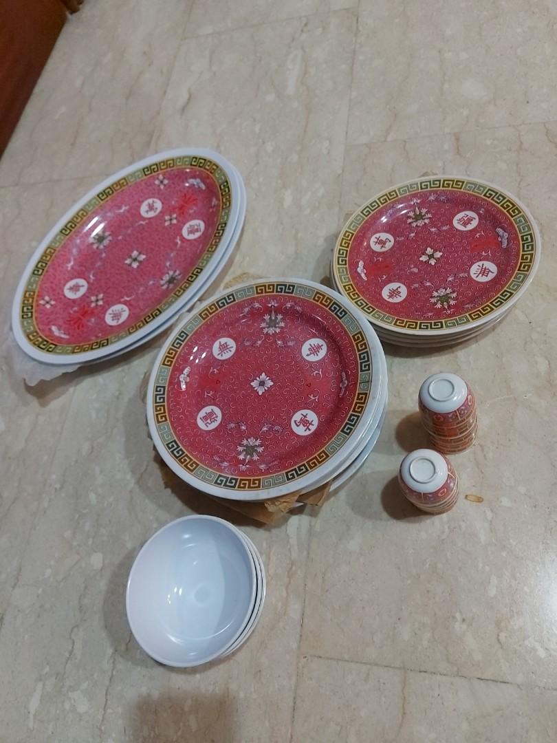 Clearing !! All Melamine plates, Furniture & Home Living, Kitchenware ...