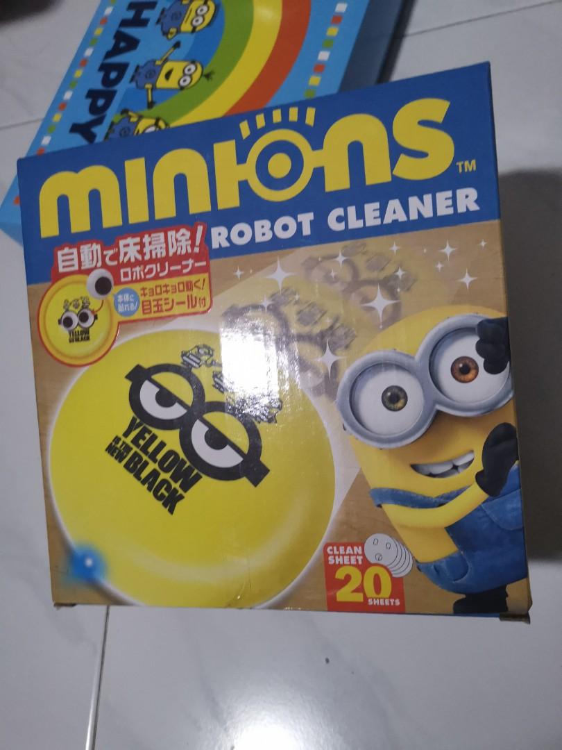 Minions robot cleaner, Hobbies & Toys, Toys & Games on Carousell