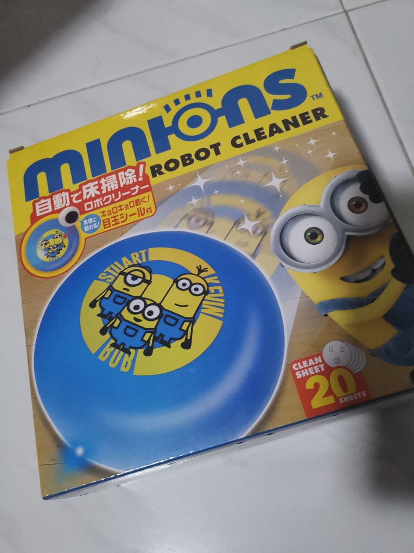 Minions robot cleaner, Hobbies & Toys, Toys & Games on Carousell