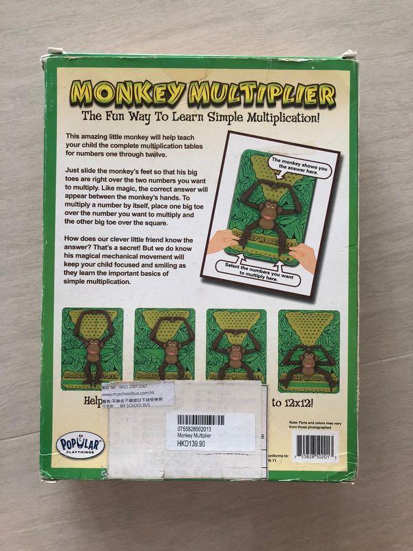 Monkey Multiplier, Hobbies & Toys, Toys & Games on Carousell