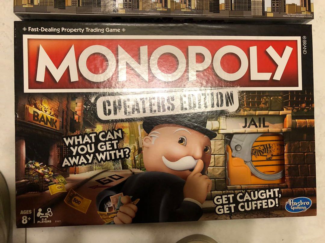 Monopoly Cheaters Edition, Hobbies & Toys, Toys & Games on Carousell