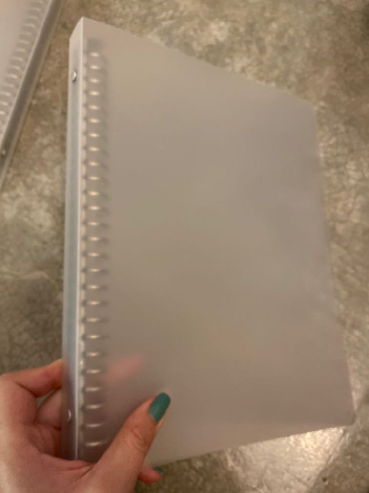 Muji B5 30 ring file, Hobbies & Toys, Stationery & Craft, Stationery ...