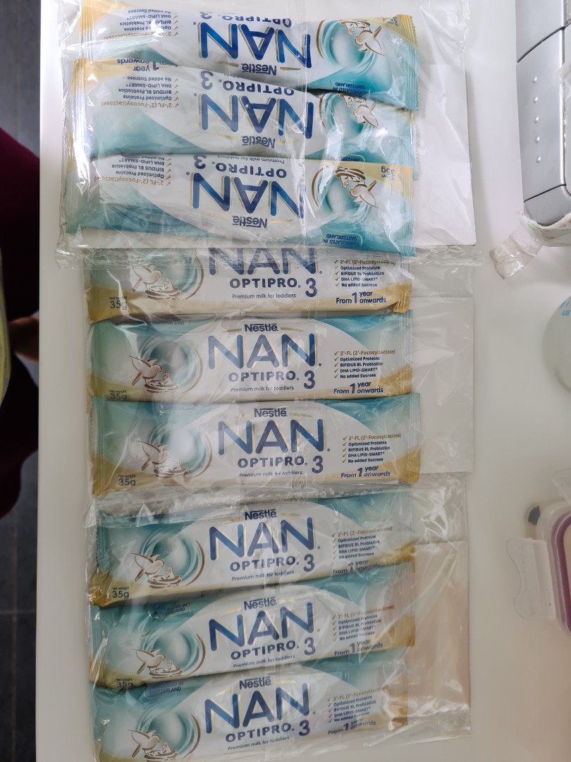 NAN OPTIPRO sachets, Babies & Kids, Nursing & Feeding, Weaning ...