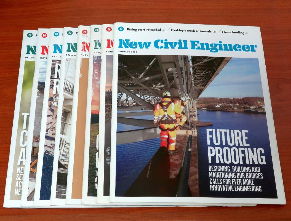 NEW CIVIL ENGINEER Magazine 2020, Books & Stationery, Textbooks ...