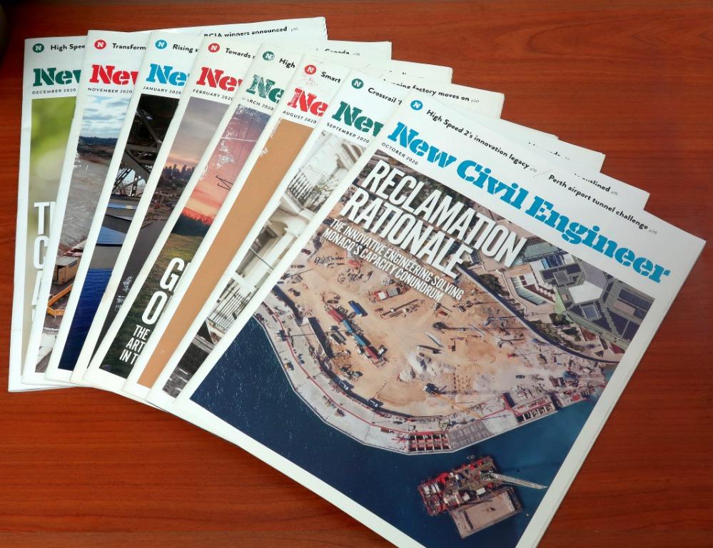 NEW CIVIL ENGINEER Magazine 2020, Books & Stationery, Textbooks ...