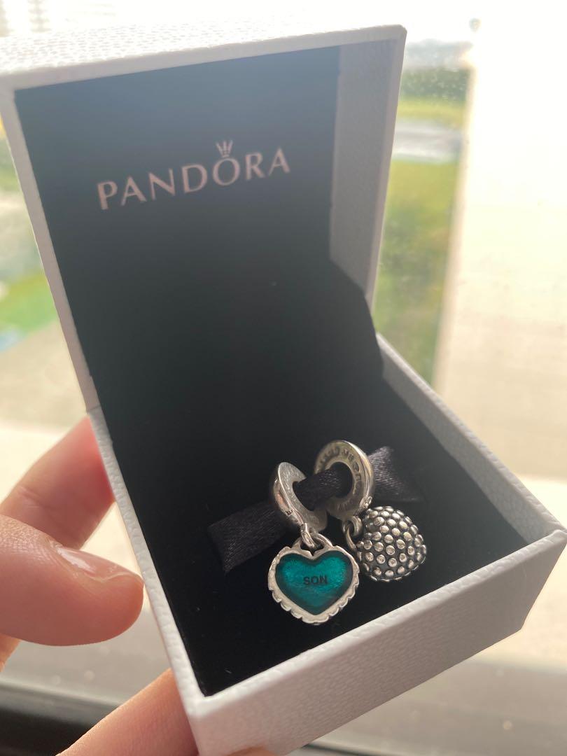Pandora Mother and Son dangle charms, Women's Fashion, Jewelry ...