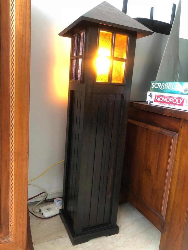 Peranakan Stained Glass Lamp, Furniture & Home Living, Home Decor ...