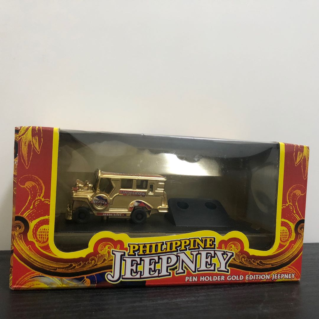 Philippine Jeepney Pen Holder Gold Edition, Hobbies & Toys, Toys ...