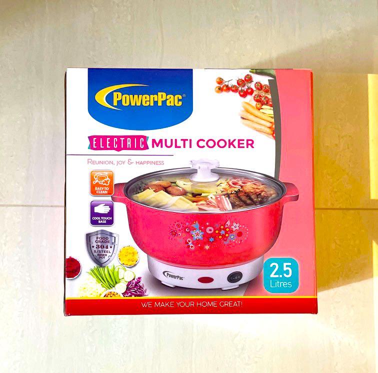 Powerpac electric multi cooker steamboat , TV & Home Appliances ...