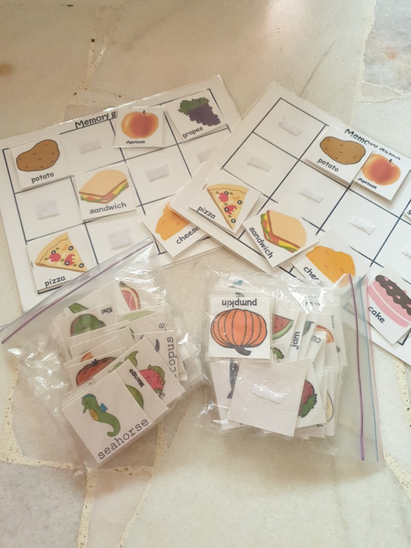 Shichida inspired memory game - DIY, Hobbies & Toys, Toys & Games on ...