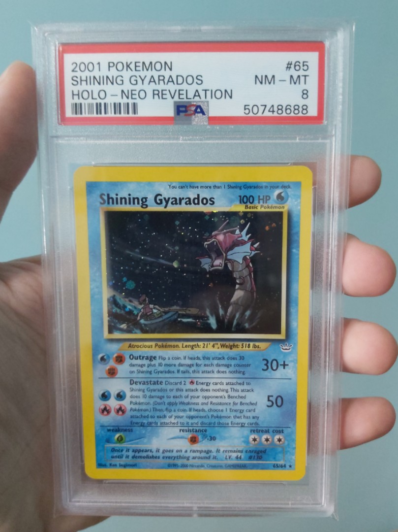 Shining Gyarados PSA 8 Holo Secret Rare (Pokemon TCG Neo Revelation), Hobbies & Toys, Toys ...