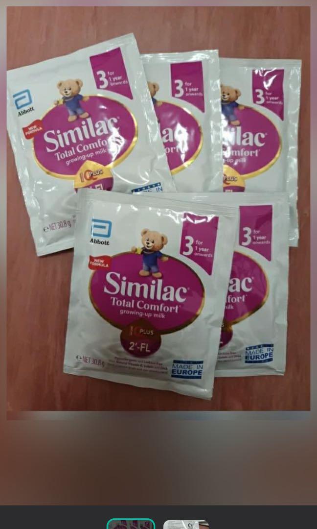 Similac total comfort 3 x 100 sachets, Babies & Kids, Bathing ...