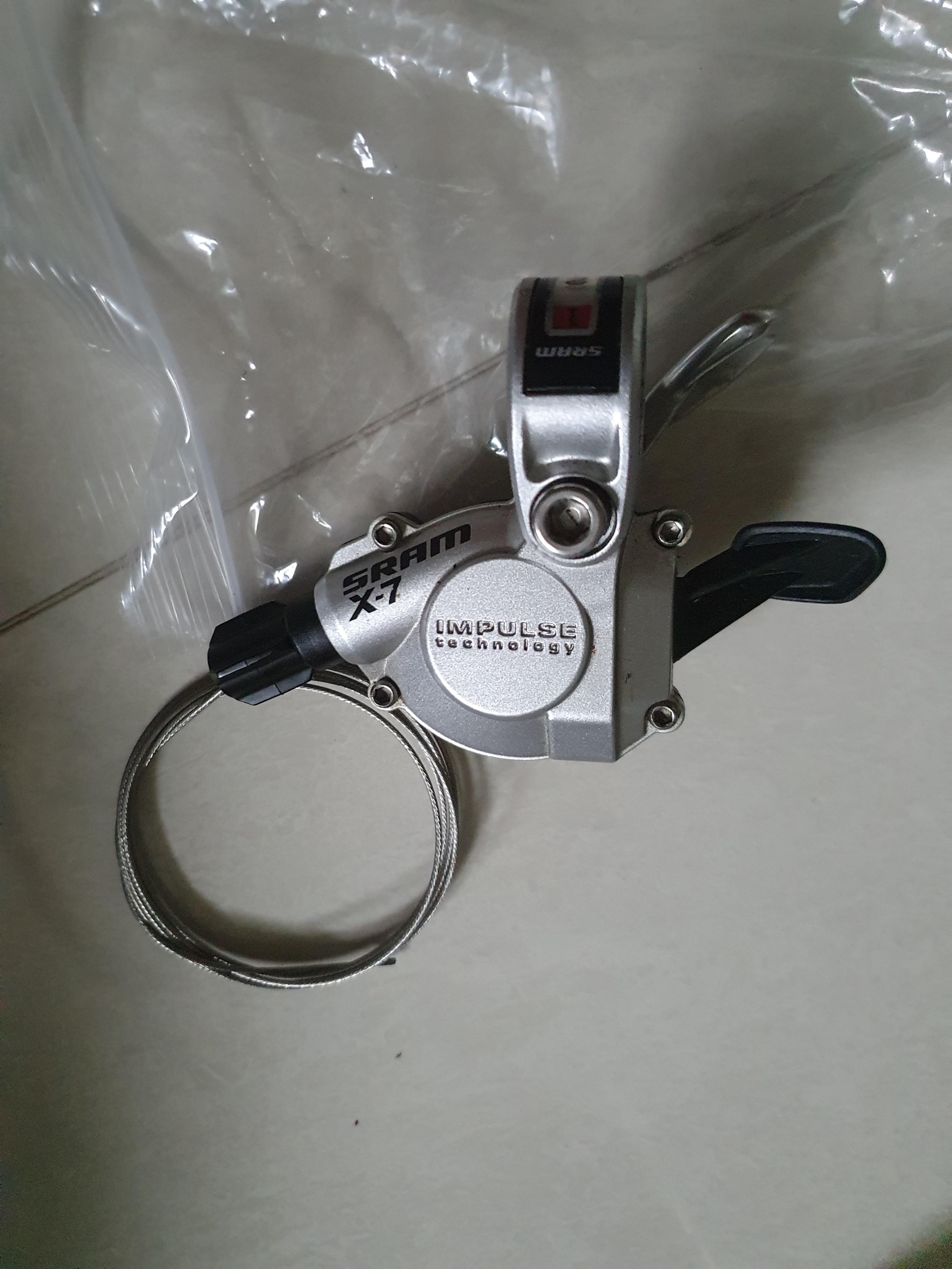 SRAM X-7 Front Shifter (3 speed), Sports Equipment, Bicycles & Parts ...