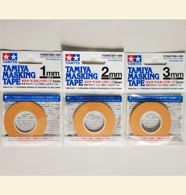 Tamiya Masking Tape 2mm 3mm, Hobbies & Toys, Stationery & Craft, Craft ...