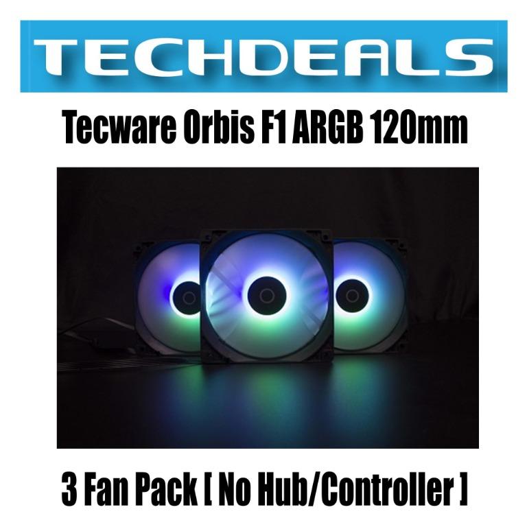 Tecware Orbis F1 ARGB 120mm 3 Fan Pack [ No Hub/Controller ], Computers ...