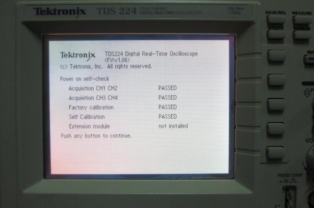 Tektronix TDS1012B or Tektronix TDS224 or Tektronix TDS220 100MHz 1GS/s ...