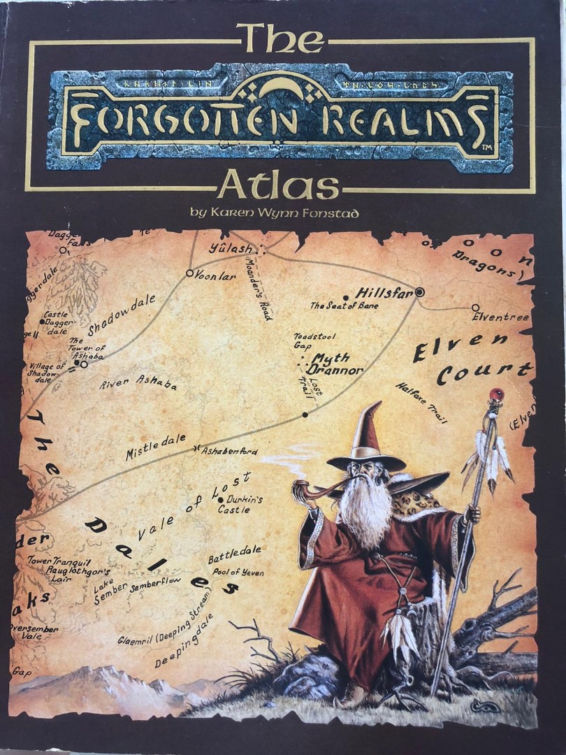 The Forgotten Realms Atlas, Hobbies & Toys, Books & Magazines, Fiction ...