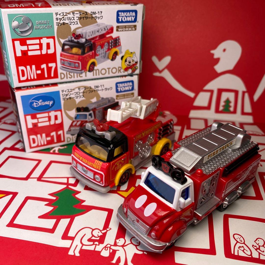 Tomica DM-17 Caspals Fire Truck Mickey Mouse Disney Motor 米奇老鼠 消防車 迪士尼, 興趣及遊戲, 玩具 & 遊戲類 - Carousell