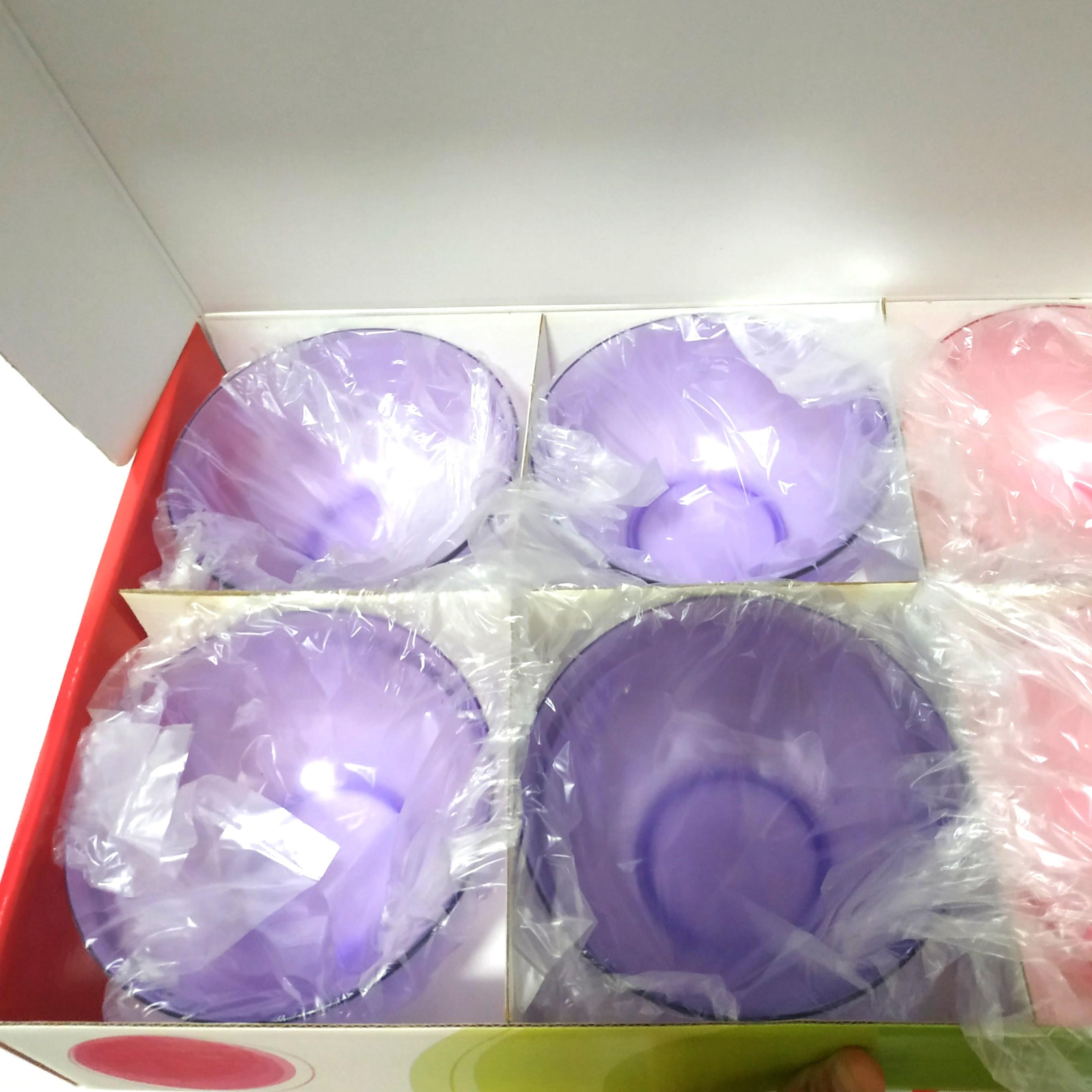 Tupperware 250 ml Crystal Clear Bowl Gift Box Set of 8, Furniture ...